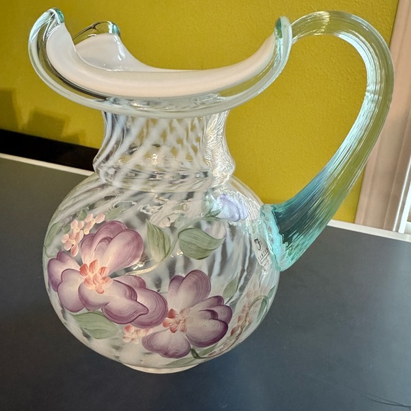 Fenton | Other | Opalescent Fenton Water Pitcher Beautifully Hand ...